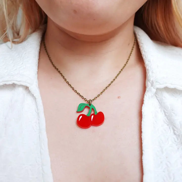 Cherry Mini Necklace – Silly Loaf